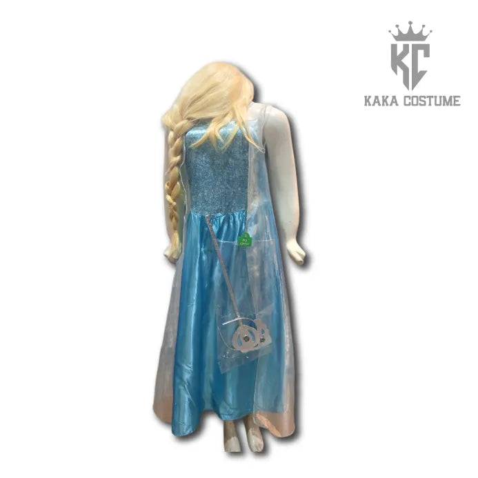 Elsa Costume (Pre-Loved) – Frozen Princess Dress for Girls – Kaka Costumes